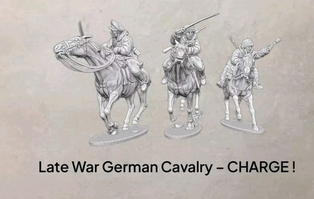 WW2 LATE WAR German Cavalry – CHARGE ! 1:16 Resin Printed £76.50 ...