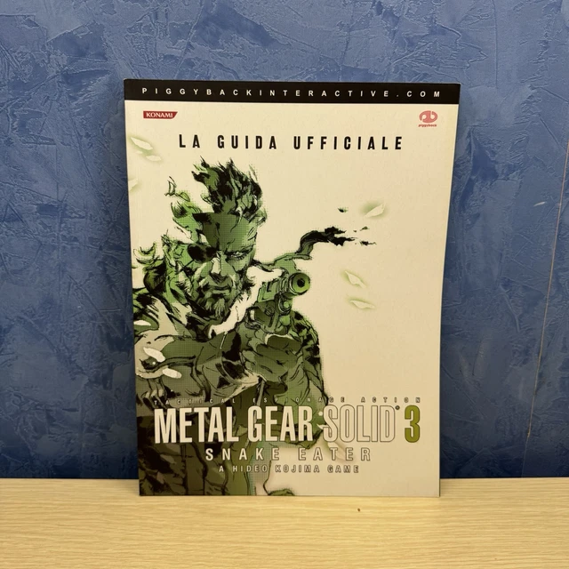 GUIDA STRATEGICA UFFICIALE Metal Gear Solid 3 Snake Eater ITA Italiana ...