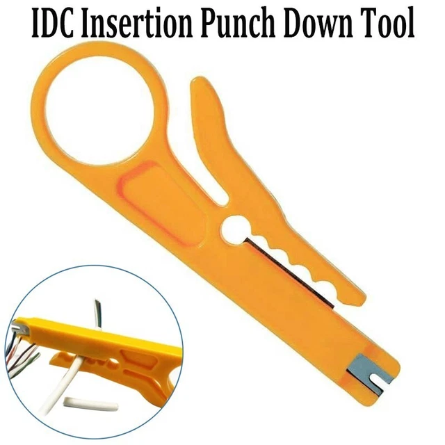 CABLE WIRE STRIPPER and IDC Insertion Tool for Network Outlets and UTP ...