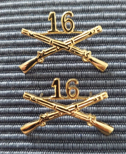 INSIGNE 16 INFANTRY Regiment Officers ww2 . 1st Infantry Division . D ...