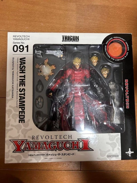 FIGURA KAIYODO REVOLTECH Yamaguchi Trigun Vash The Stampede 091 EUR 279 ...