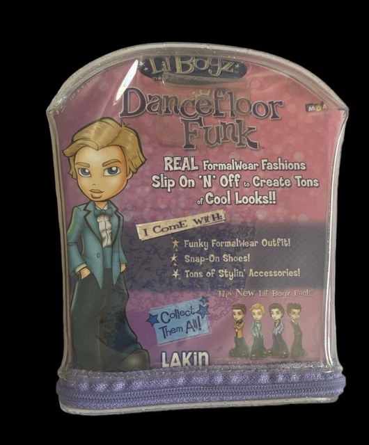 MGA BRATZ LIL Boyz Boyz Boy Mini poupée Dancefloor Funk Lakin 41/2 ...