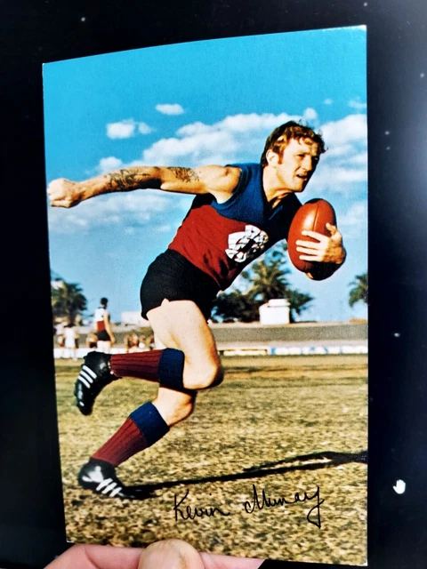 MOBIL 1971 VFL Footy Photos card #10 Kevin Murray FITZROY EXC+ upgrade ...