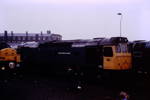 1980S BRITISH RAIL BR Diesel Electric Loco Railway 25 912 Slide Ref 240 ...