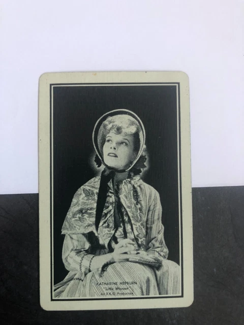 VINTAGE LADY MONO Art Photo Swap Playing Card: Katharine Hepburn ...
