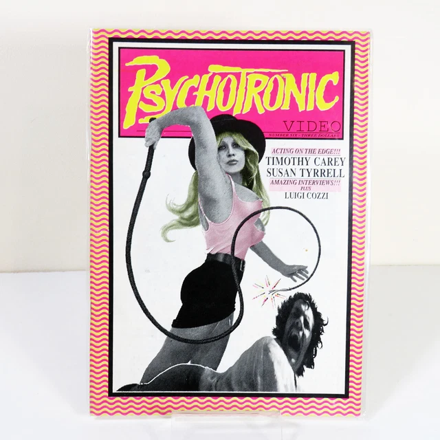 VINTAGE PSYCHOTRONIC VIDEO #6 TIMOTHY CAREY SUSAN TYRRELL LUIGI COZZI £ ...