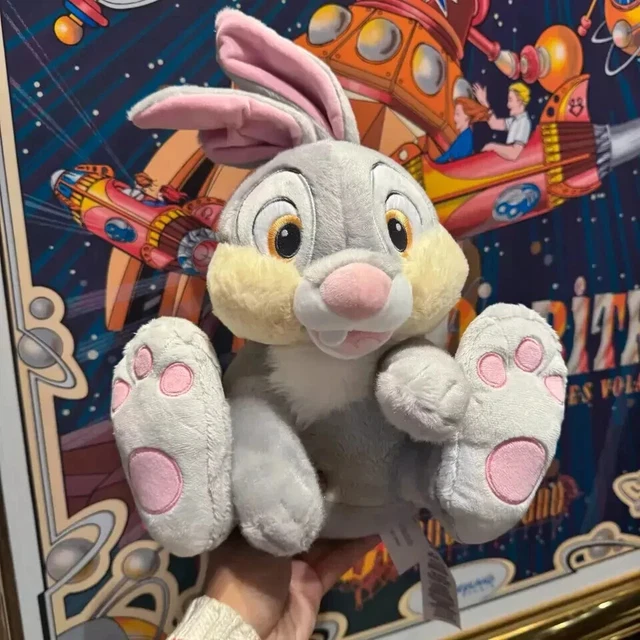 DISNEY STORE AUTHENTIC Plush Thumper Bunny Rabbit Bambi Movie Toy £19. ...