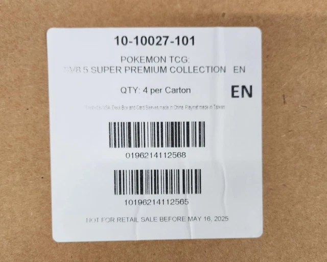 POKEMON PRISMATIC EVOLUTIONS - Super Premium Collection - Sealed - 4 ...