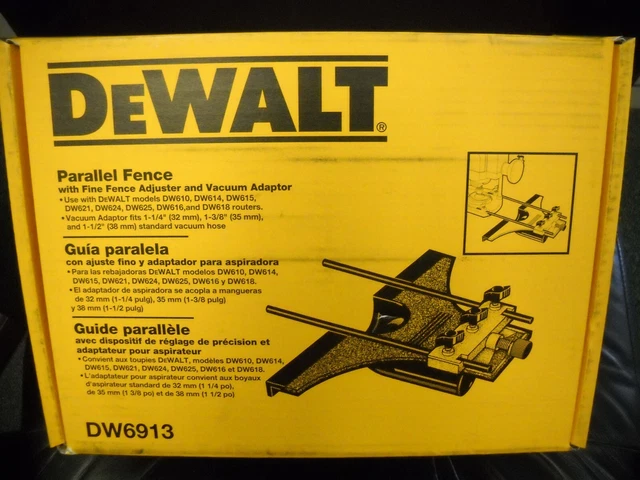 DEWALT DW6913 UNIVERSAL Edge Guide with Dust Collection NEW $44.50 ...
