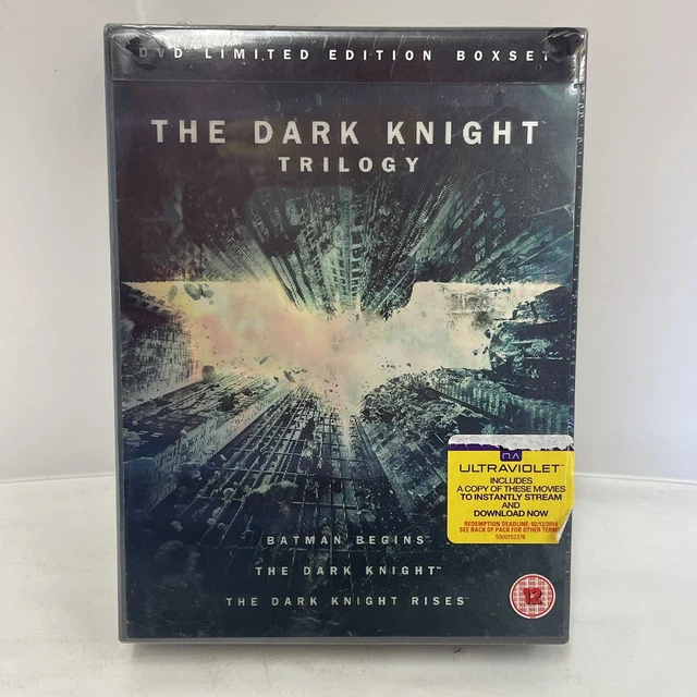 THE DARK KNIGHT Trilogy Limited Edition Lenticular DVD Box Set *New ...