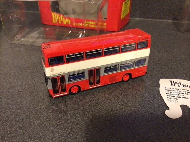 BRITBUS MODEL N6201X Leicester City Bus Scania-Metropolitan Bus Route ...
