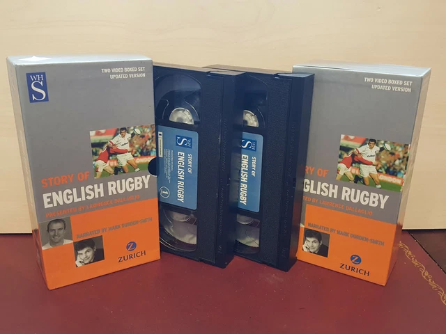 STORY OF ENGLISH Rugby - Lawrence Dallaglio - Box Set - PAL VHS Video ...