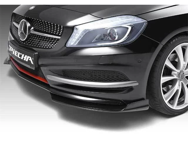 MERCEDES W176 A Class GT-R Front Splitter AMG Styled models A180 A200 ...