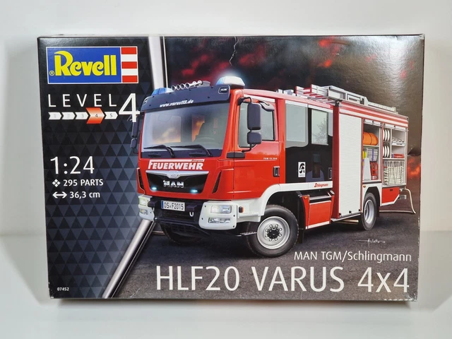 REVELL 07452 SCHLINGMANN HLF 20 Varus 4x4 Truckmodell Bausatz 1:24 ...