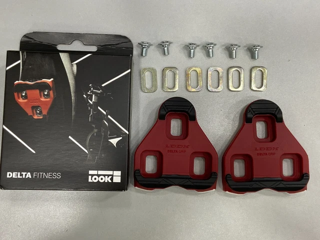LOOK DELTA GRIP Fitness Cleats (Red) #00025673 $14.99 - PicClick