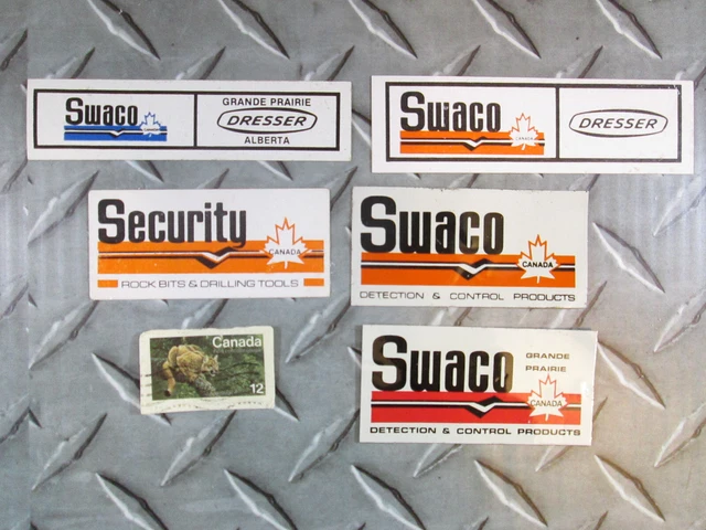 VINTAGE OILFIELD STICKERS: x 12 Swaco Magcobar Guiberson etc $12.77 ...