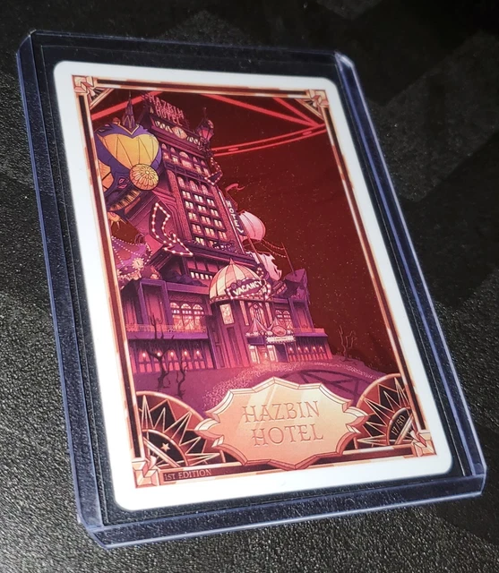 HAZBIN HOTEL TRADING Card Hazbin Hotel Premium Foil 1st Edition 17/50 ...