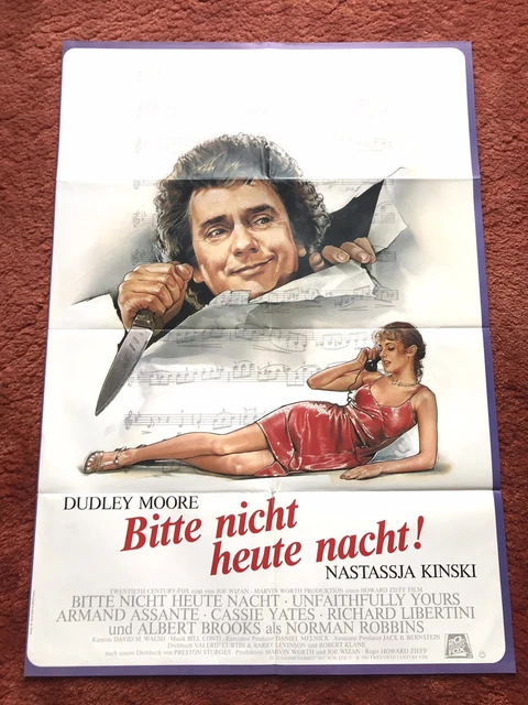 BITTE NICHT HEUTE nacht Kinoplakat Poster A1, Nastassja Kinski, Dudley ...