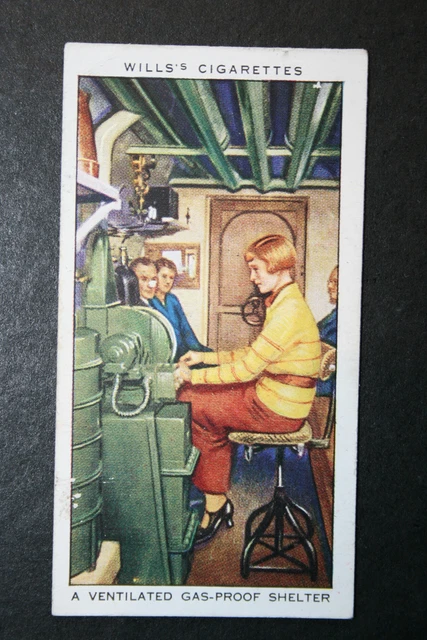 BRITISH WORLD WAR 2 Gas Proof Shelter 1930's Vintage Card JB08 £3.99 ...