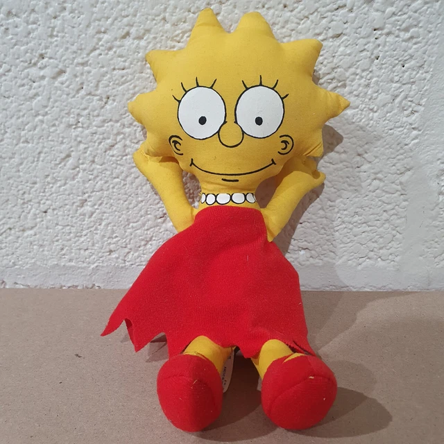 VINTAGE 1990 THE Simpsons Lisa Simpson Matt Groening Soft Stuffed Plush ...