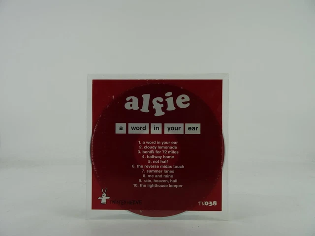ALFIE A WORD IN YOUR EAR (383) 10 titres CD promo album pochette photo ...