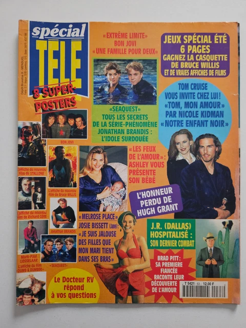 MAGAZINE REVUE SPECIAL TELE avec posters complets #63 aout 1995 EUR 20 ...