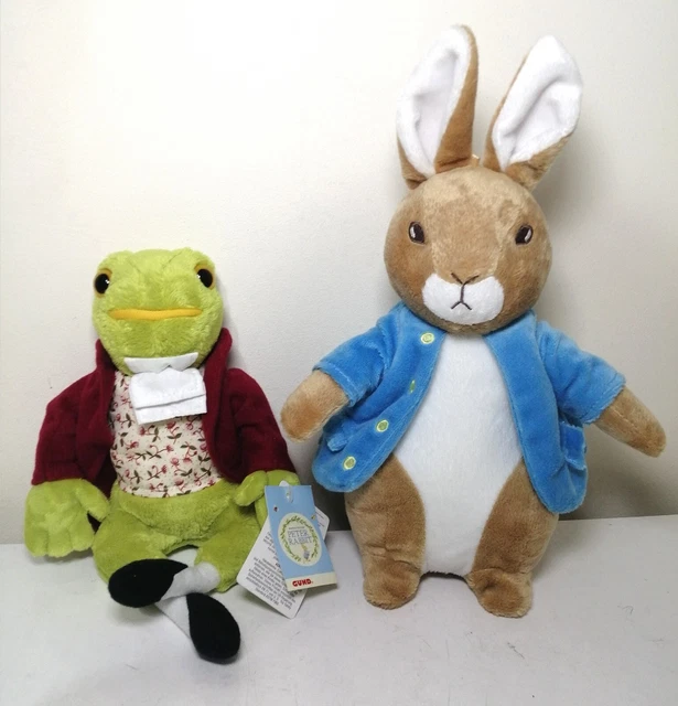 BEATRIX POTTER PETER Rabbit & Jeremy Fisher Frog Soft Toys £13.99 ...