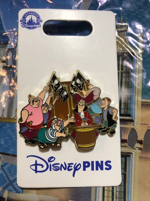 DISNEY PETER PAN Captain Hook Mr Smee Villains 2022 Pin New OE Pin £16. ...
