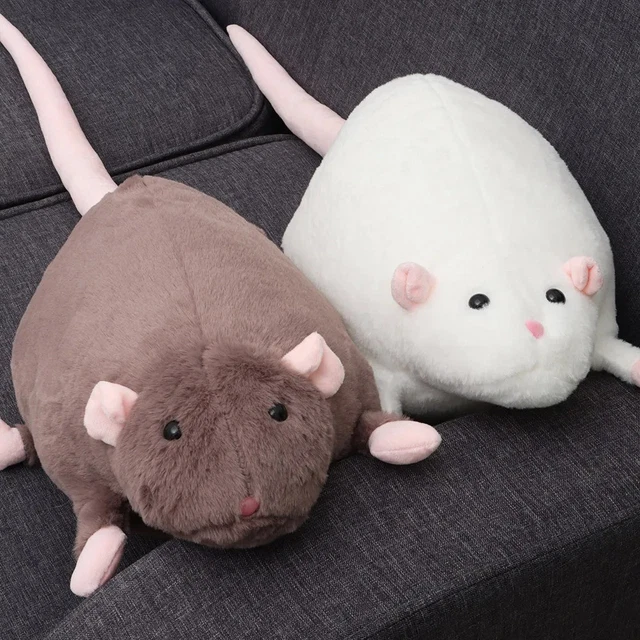 CUTE MOUSE PLUSH Doll Flower Branch Cartoon Soft Animal Kids Gift Toy £ ...