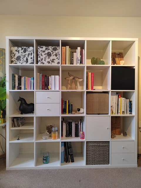 IKEA KALLAX SHELVING unit white £45.00 - PicClick UK