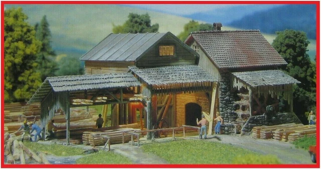 FALLER B-227 / 130227 Sägemühle Sägewerk Schwarzwald Bausatz H0 1:87 ...
