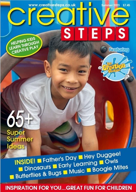CREATIVE STEPS MAGAZINE - SUMMER 2023 - fun summertime activity ideas ...