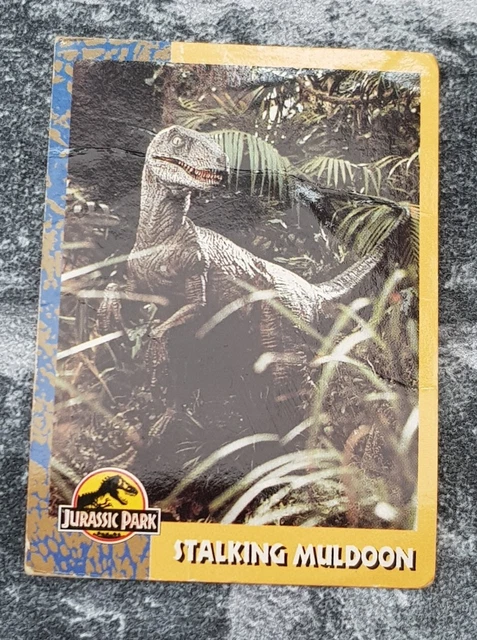 Vintage Jurassic Park Collectable Cards Stalking Muldoon Number 54 £299 Picclick Uk