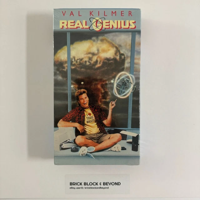 REAL GENIUS VAL Kilmer Columbia Tristar Home Video 1991 VHS Tape New ...