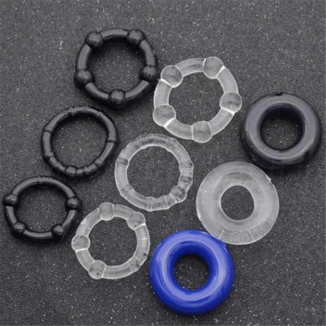 3× REUSABLE COCK/PENIS Silicone Ring Delay For Men Enhancer Prolong Sex ...