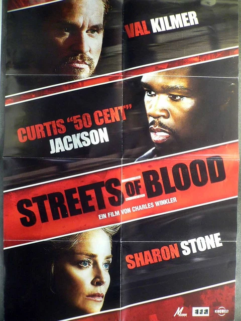 STREETS OF BLOOD - Sharon Stone - Val Kilmer - Videoposter A1 84x60cm ...