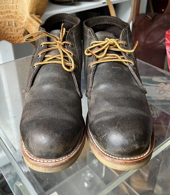 CHIPPEWA USA MENS 9E Brown Rough out Original Chukka Boot £223.07 ...