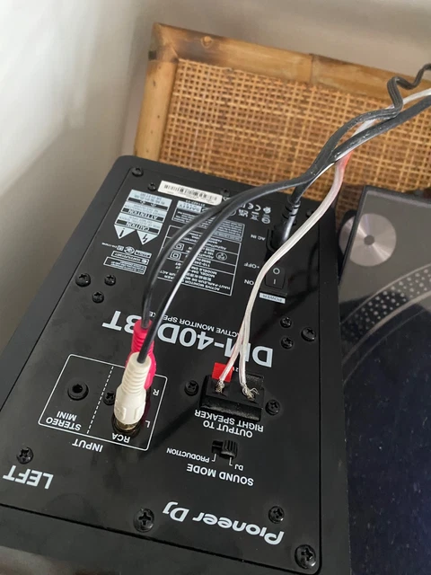 PIONEER DJ PLX 500 Turntable Black with Pioneer DJ DM-40D Speakers £414 ...