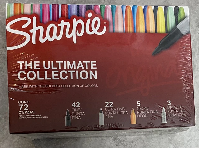 SHARPIE PERMANENT MARKERS Ultimate Collection Fine; Ultra Fine Assorted ...