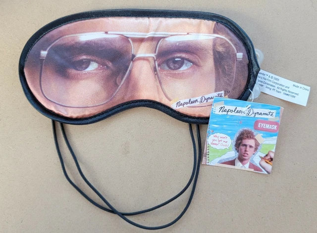 🔥VINTAGE NAPOLEON DYNAMITE Sleep Mask New With Tags🔥Vote for Pedro!!🔥 ...