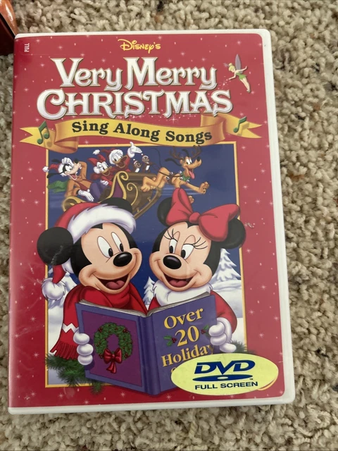 DISNEY SING ALONG Songs Very Merry Christmas VHS Disney Clamshell £13. ...