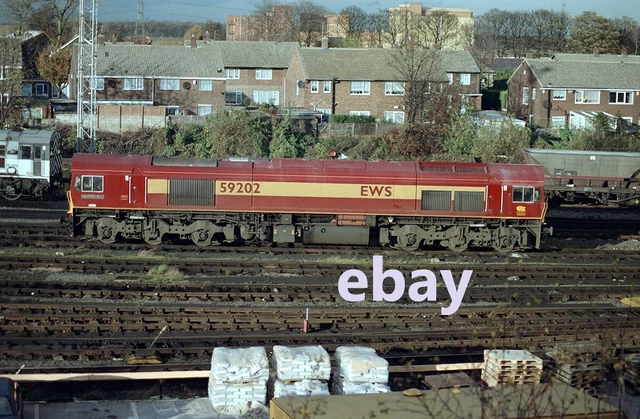 35MM COLOUR RAILWAY Negative Class 59 59202(2) at Knottingley TMD £1.25 ...