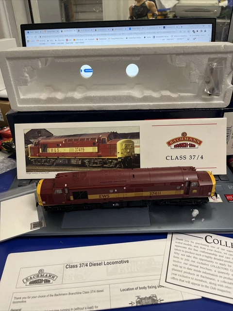 BACHMANN 32-477 BR Green Class 40 Diesel Locomotive Ews Ty Hafan Dcc ...