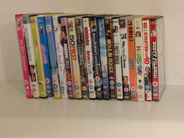 20 X DVD Movie Collection, job lot, bulk - Comedy, Rom Com - PG, 12, 15 ...