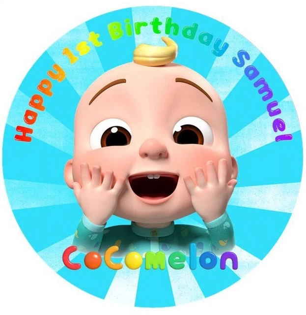 EDIBLE COCOMELON COCO MELON Edible Cake Topper Decoration Image Icing ...