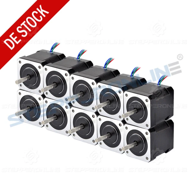 1~10PCS NEMA17 SCHRITTMOTOR Stepper Motor 2A 0.59Nm W / Connector ...