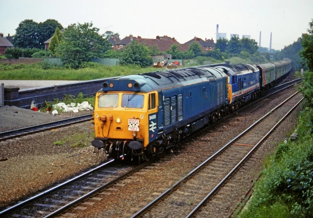 ORIGINAL 35MM RAIL Slide Class 50 50033 D400 Water Orton 5 6 93 ...