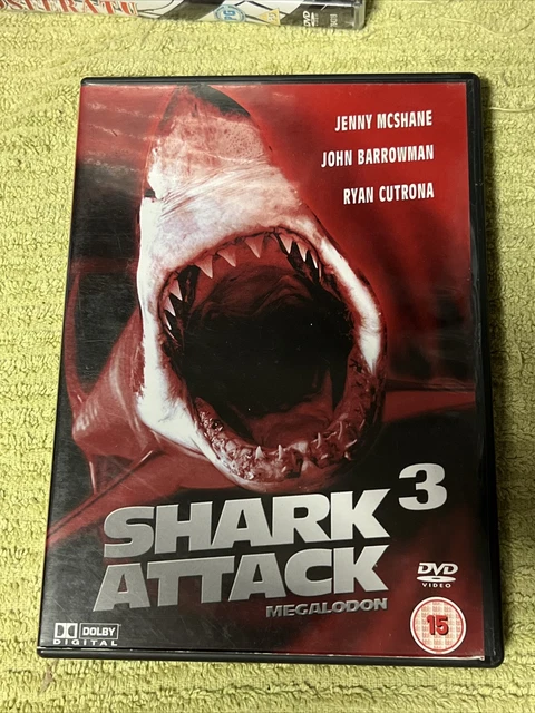 SHARK ATTACK 3: Megalodon SCREENER (DVD, 2002) OOP HTF Horror Fright ...