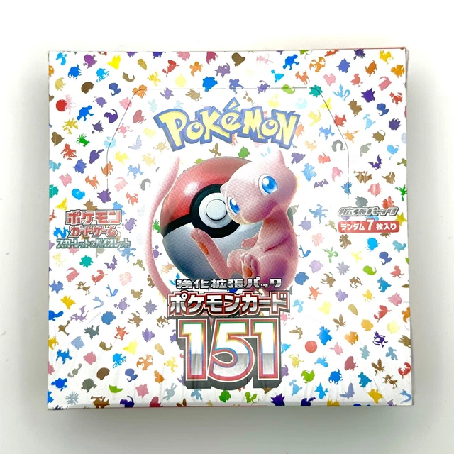 BOX POKÉMON SCARLET & Violet 151 (sv2a) - Japanese - Brand New - Sealed ...