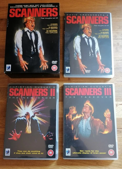 DVD - DAVID Cronenberg's Scanners Complete Movie Collection Box Set SF ...